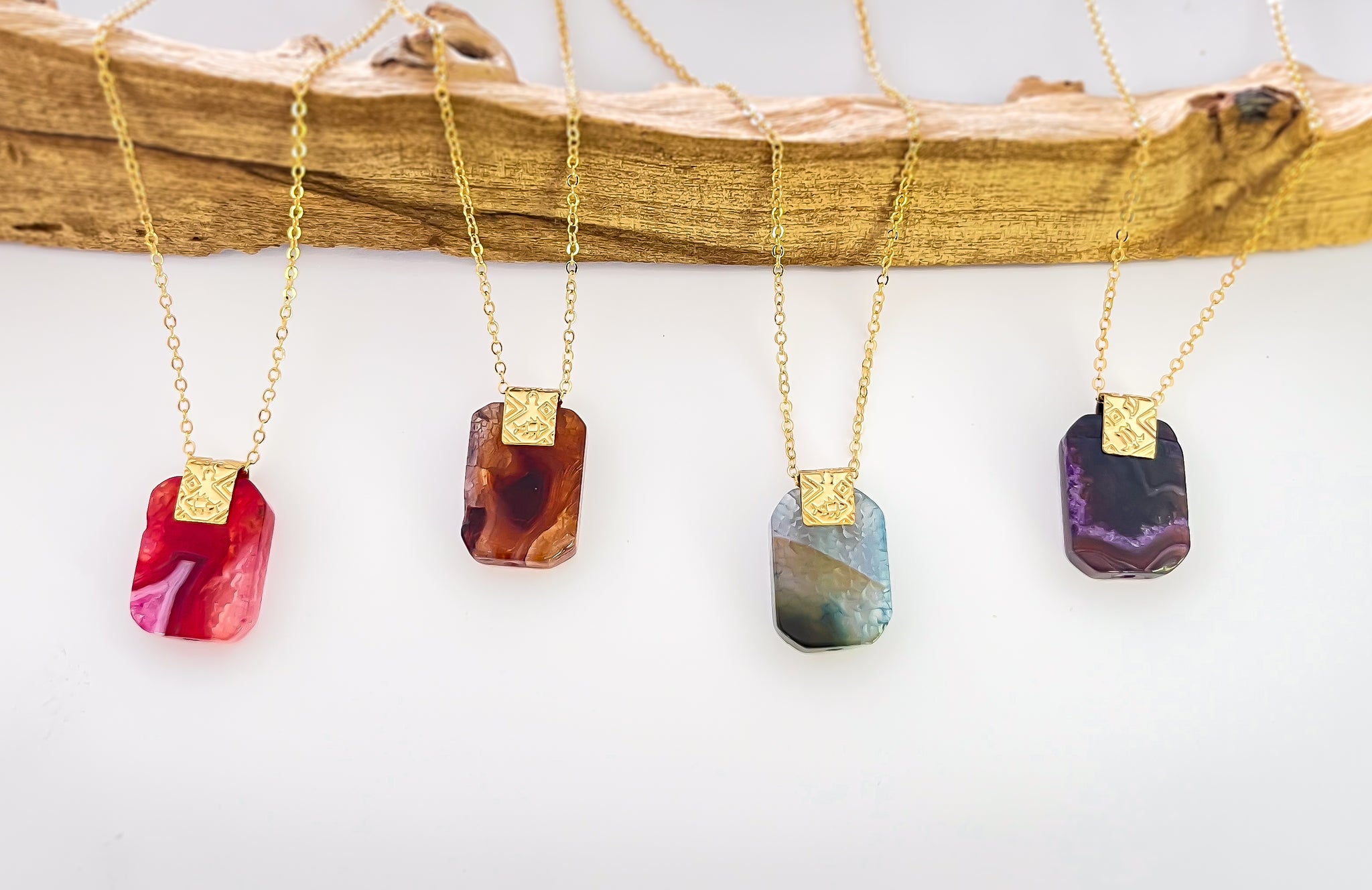 Fire Agate Necklace - Made in Hawaii