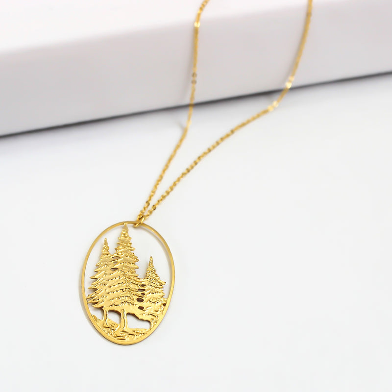 Pine Tree Necklace - Hawaiian Necklace | Leighton Lam